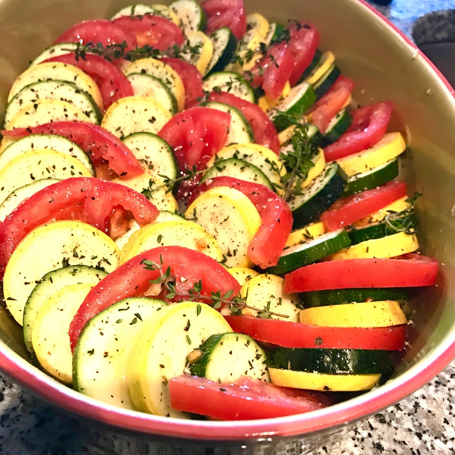 French Provencal Vegetable Casserole - The French Magnolia Cooks
